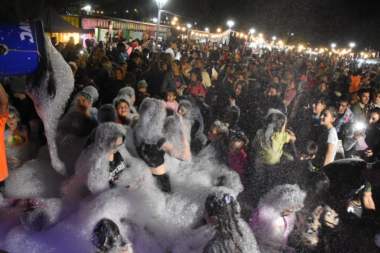 Noches de carnaval en el Paseo de la Estación